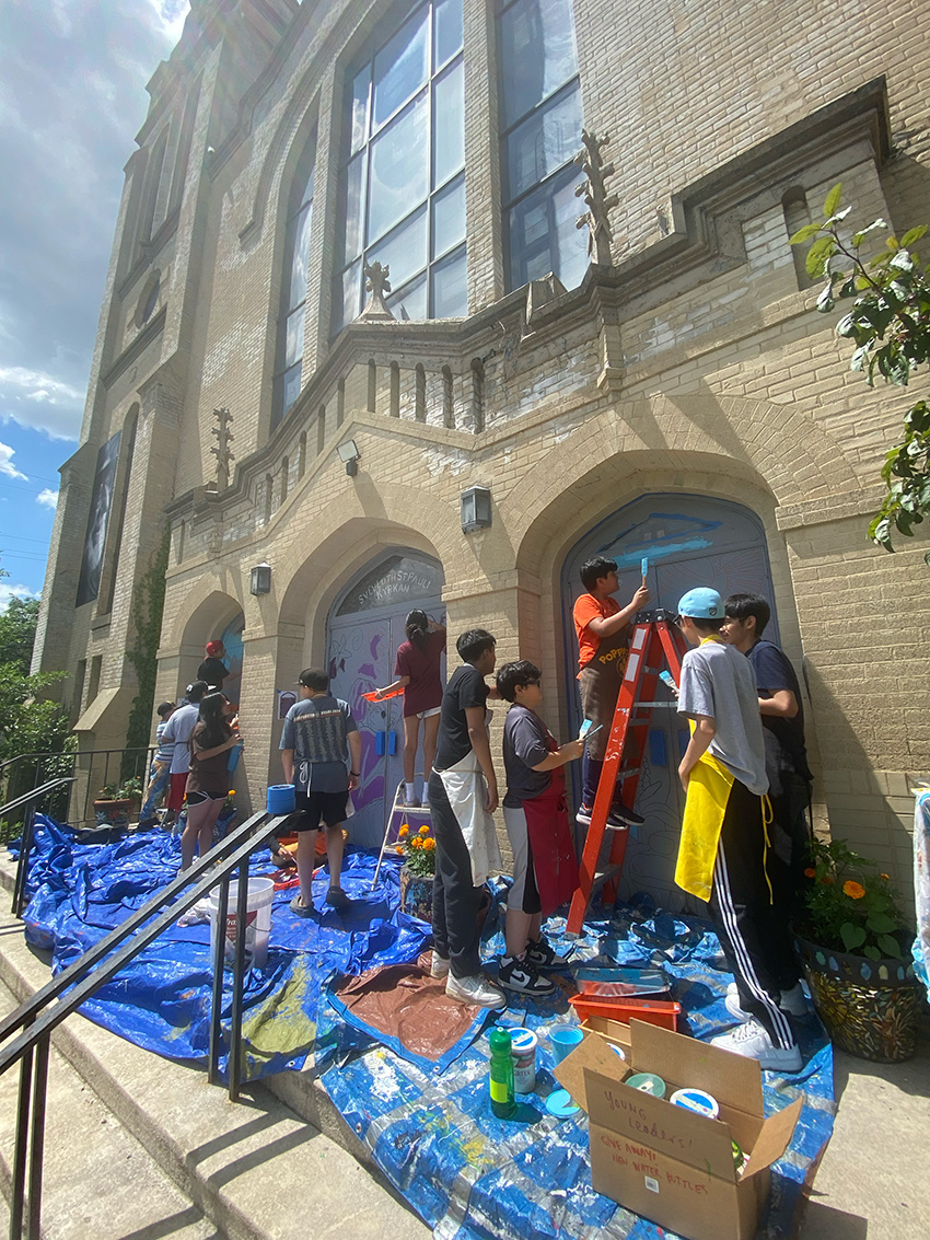 Radiant Waves Lantern Parade, Young Leaders Community Mural and Mosaic ...